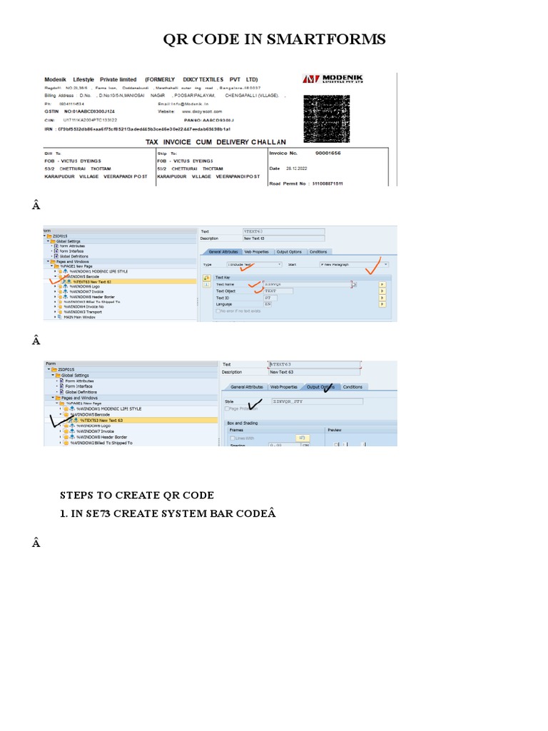 Qr Code In Smartform Pdf