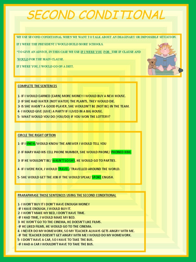 Second Conditional Fun Activities Games - 12382 | PDF