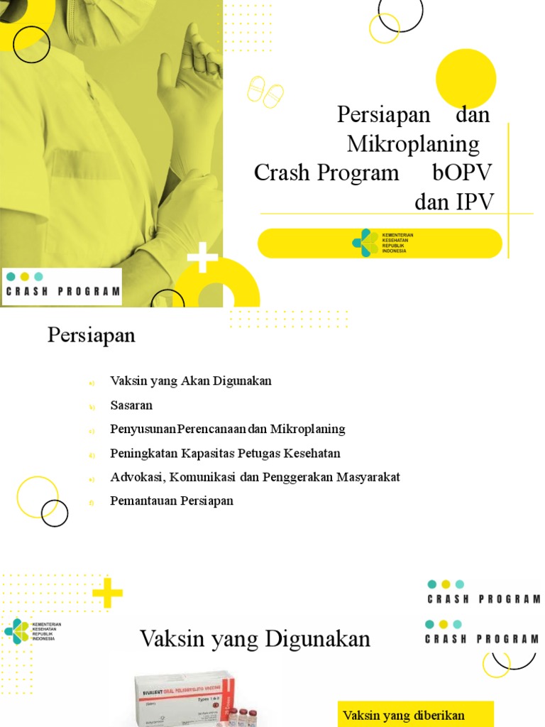 Persiapan Pelaksanaan Crash Program | PDF