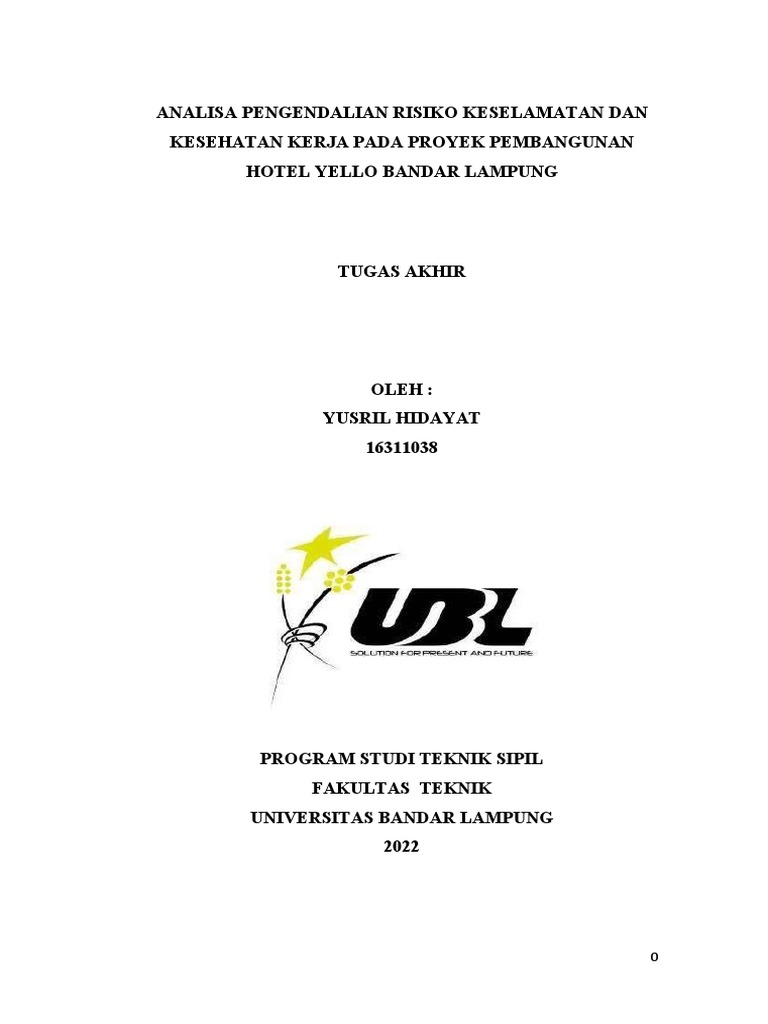 TA YUSRIL HIDAYAT (Asistensi Bu Susi) | PDF