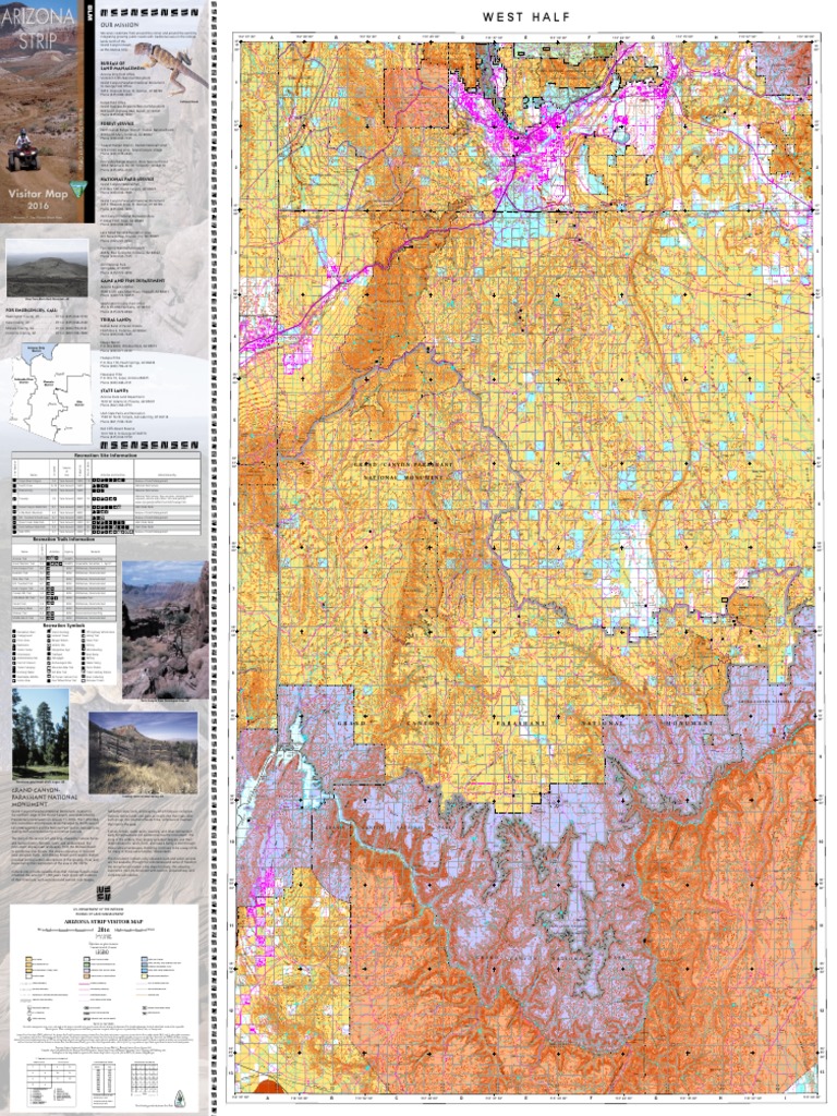 WEST - 2016 Arizona Strip Visitor Map PDF | PDF