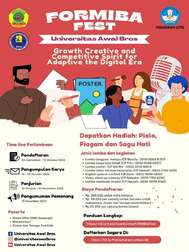 Flayer Dan Pnduan Lomba FORMIBA FEST PDF | PDF