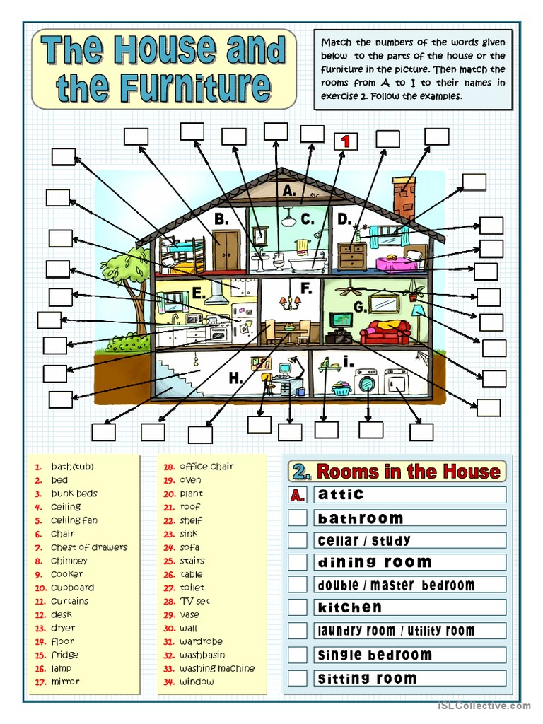 Matching Household Items and Rooms | PDF
