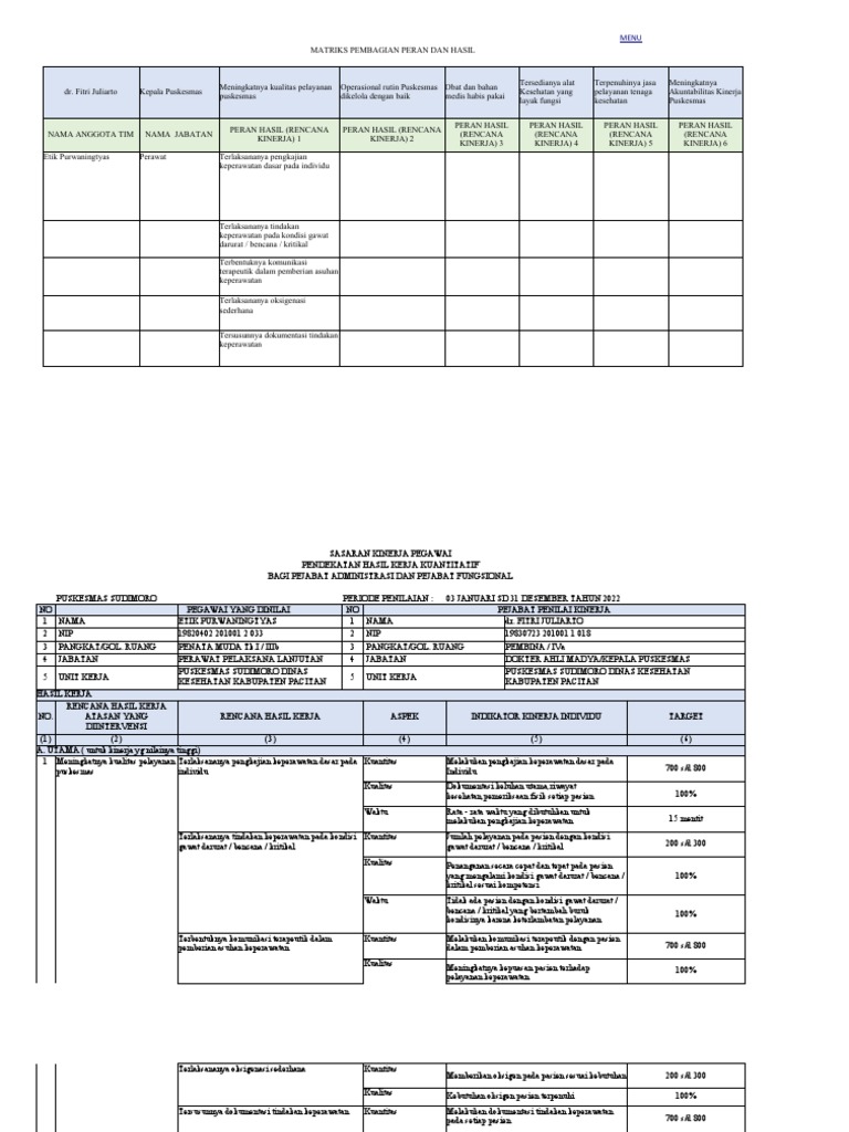 SKP (Kuantitatif) - PKM JAJF Etik Purwaningtyas - 125554 | PDF