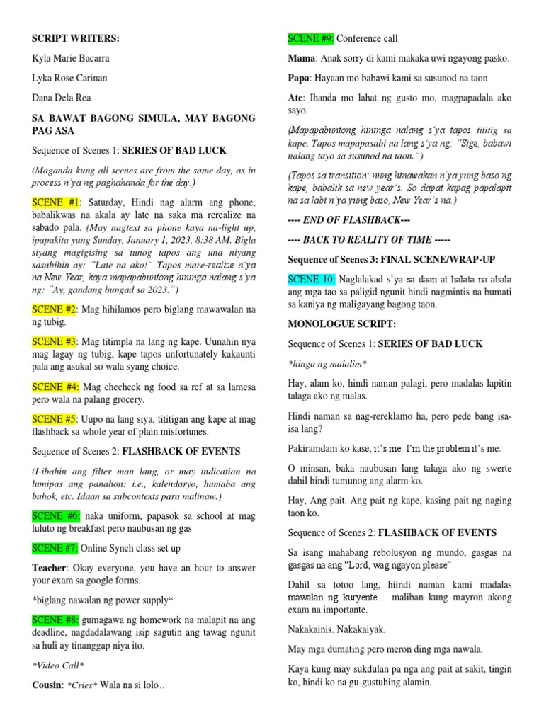 Dalumat FINALSCRIPT PDF | PDF