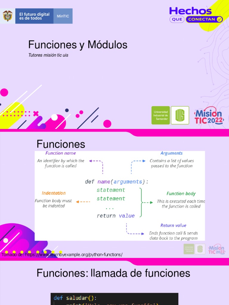 Funciones y Modulos PDF | PDF