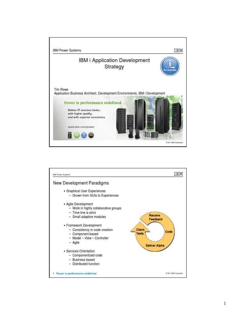 IBM I Application Development Rational Developer | PDF | Ibm Rpg | Ibm Db2