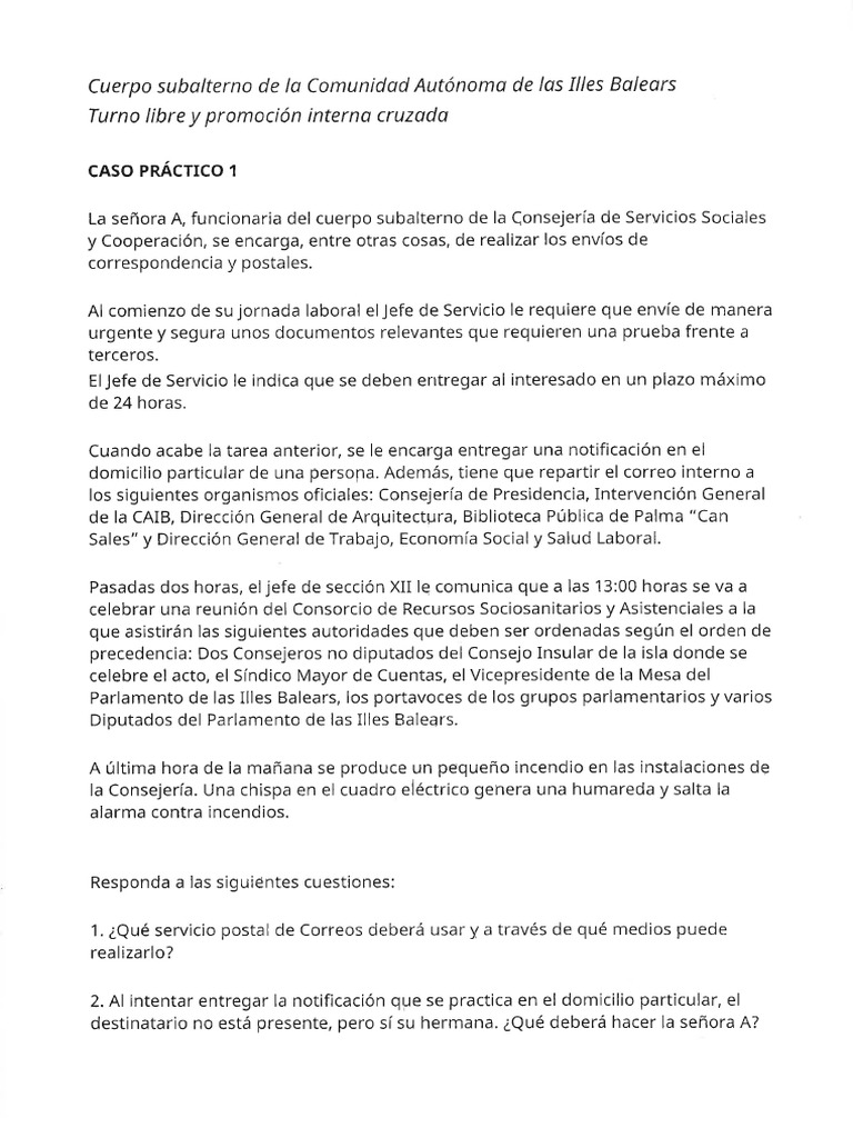 Subalterno Caso Practico 01 PDF | PDF