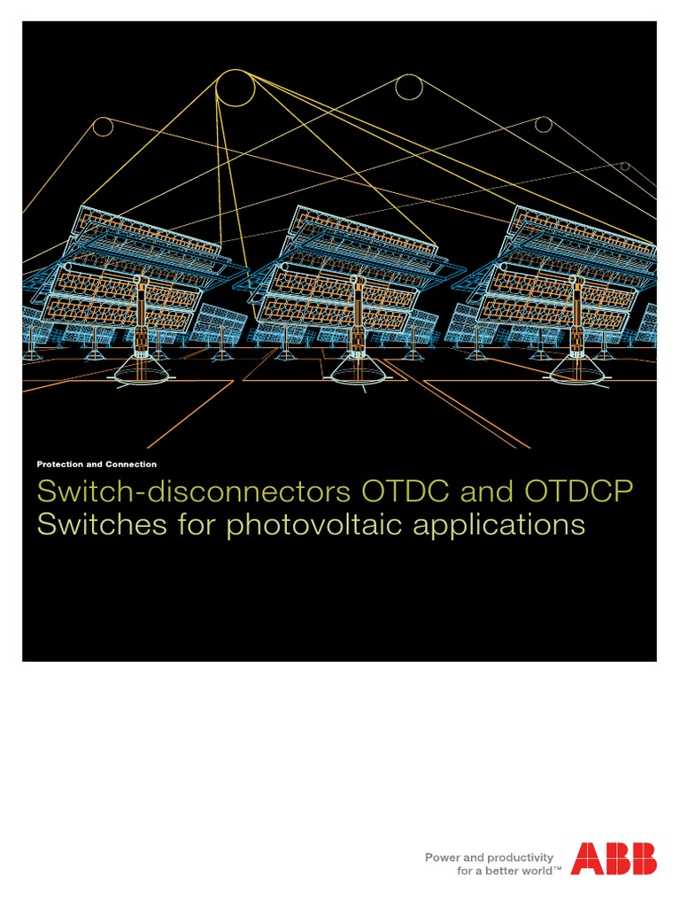 1SCC301021C0202 TC Otdc Otdcp | PDF | Photovoltaics | Switch