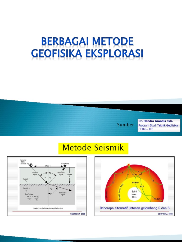 02-Jenis Metode Geofisika Eksplorasi | PDF