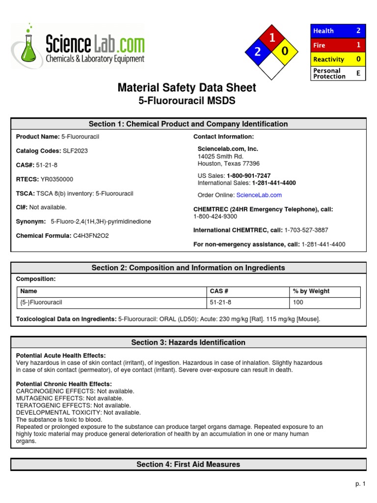 CURACIL | PDF | Toxicity | Physical Sciences