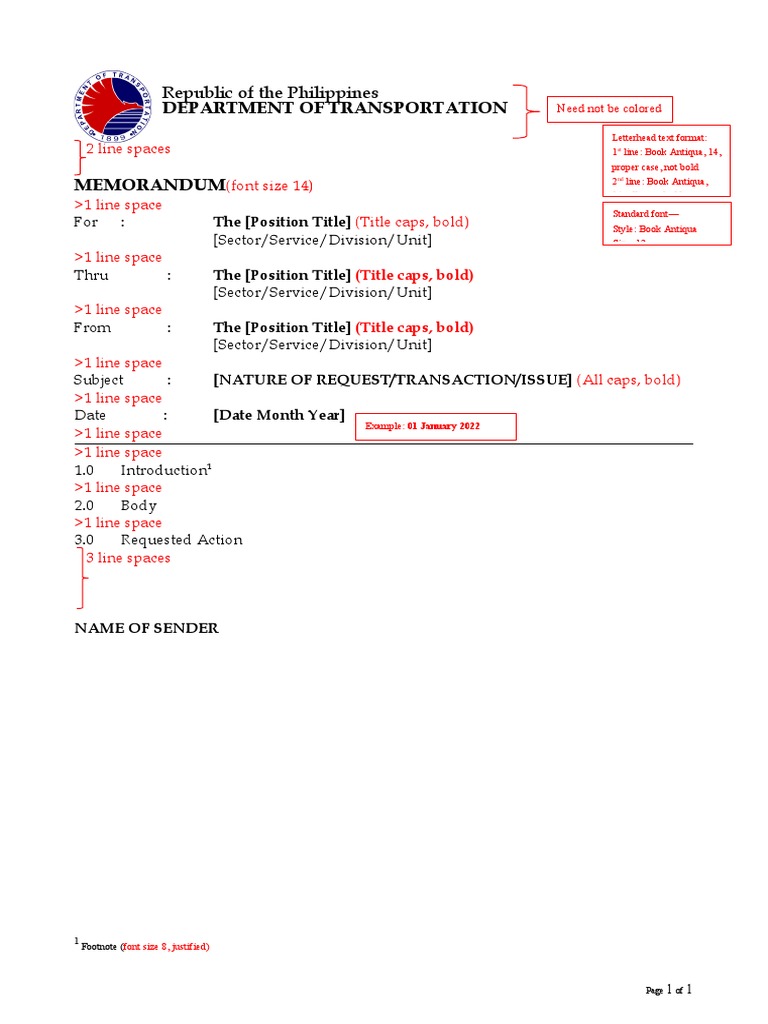Prescribed Format-Internal Memo To Offices-v2.01Feb2023 | PDF