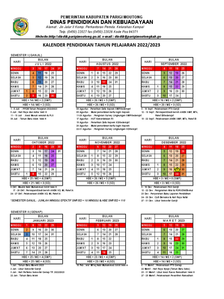 KALDIK DIKBUD 2022-2023-Ok | PDF