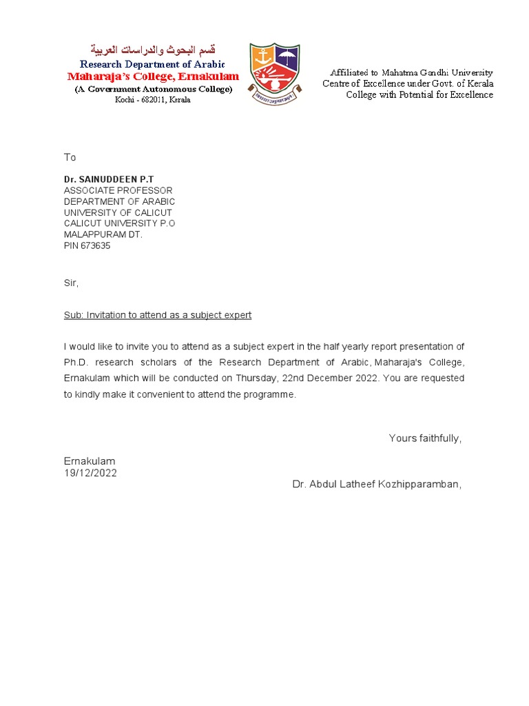 Letter Head Word Format | PDF