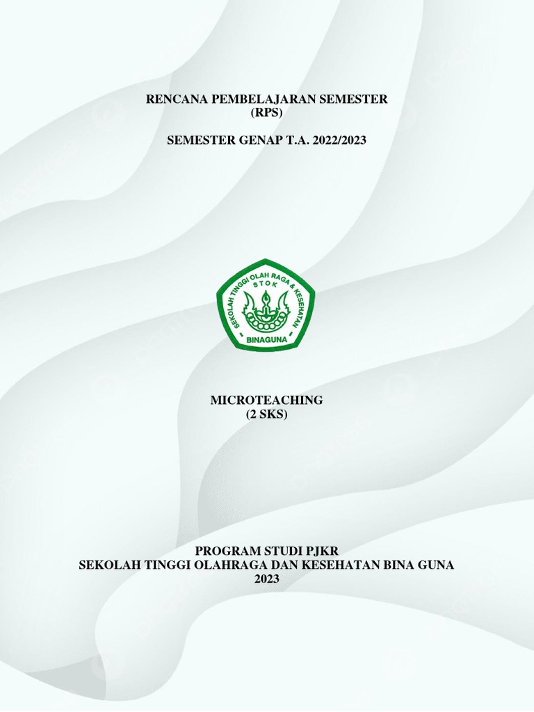 RPS Microteaching 2023 | PDF