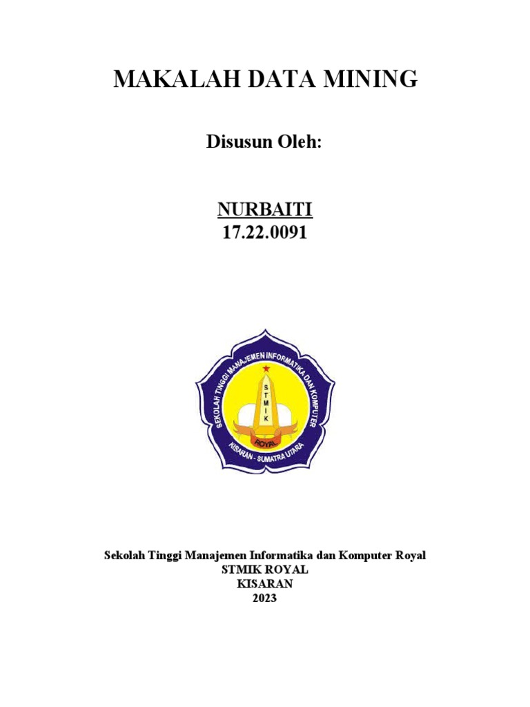 Metode Data Mining dan Naïve Bayes | PDF