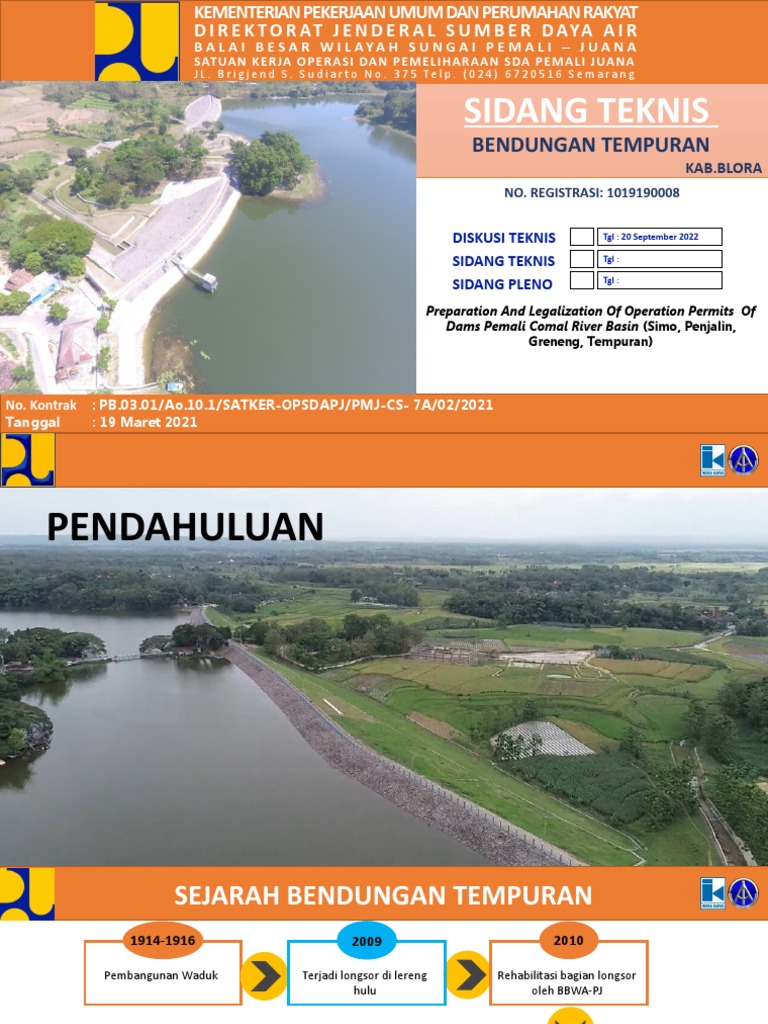 SIDTEK BENDUNGAN Tempuran - Geologi - R4 | PDF