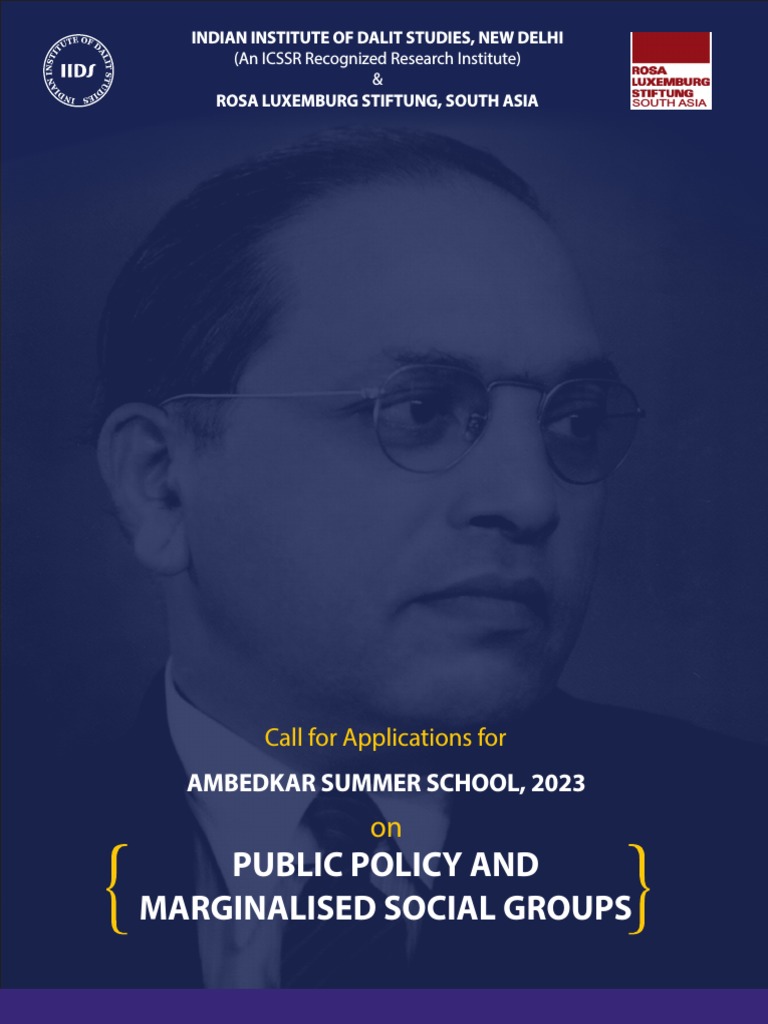 Ambedkar Summer School 2023 - Call For Application - PDF | PDF