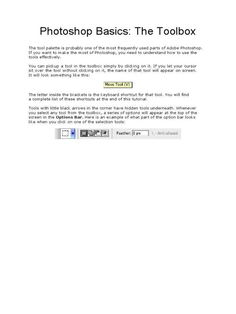 CHAPTER 3 - Photoshop Basics | PDF | Graphics | Artistic Techniques