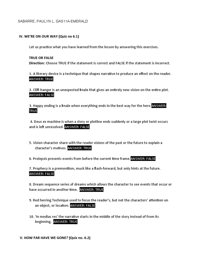 Gas03 - Module 6 | PDF | Plot (Narrative) | Cognition