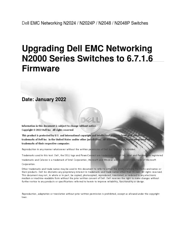 Upgrading Dell EMC Networking N2000 Series Switches To Version 6.7.1.6 ...