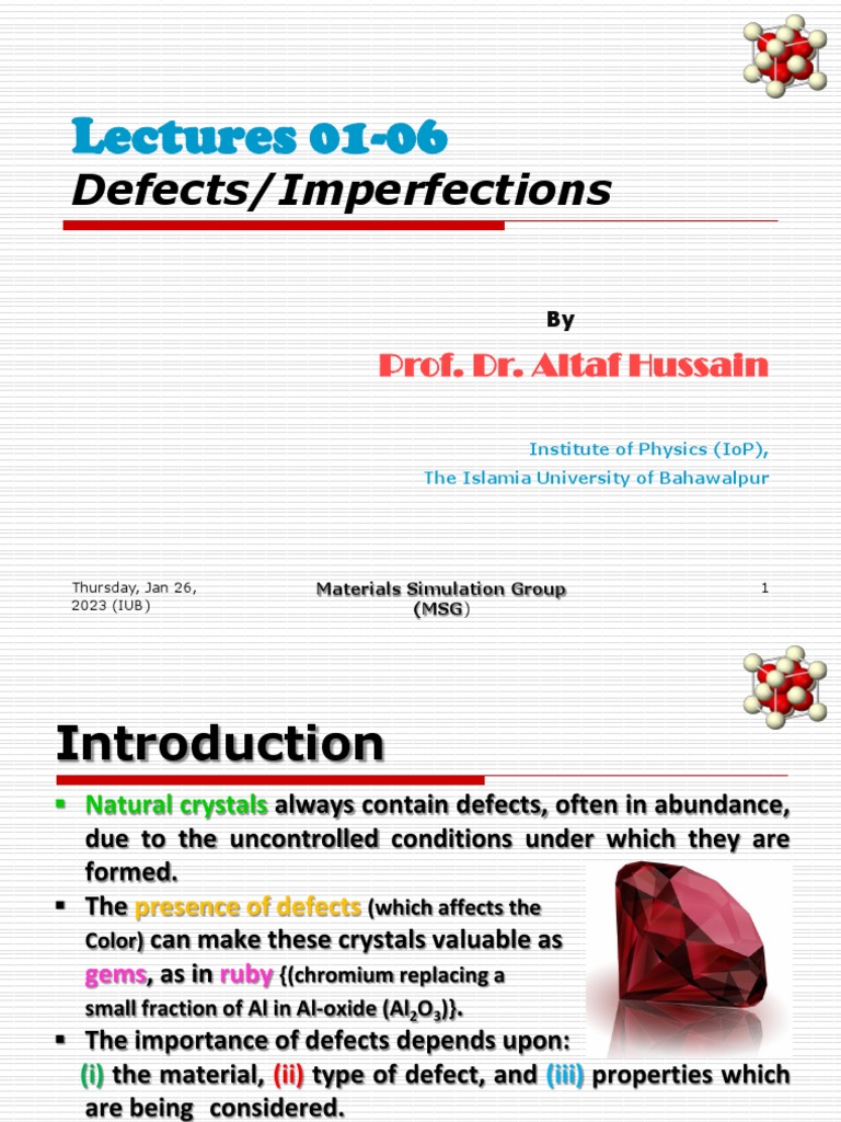 Lectures 01-06, 2021-1 | PDF | Dislocation | Crystallite