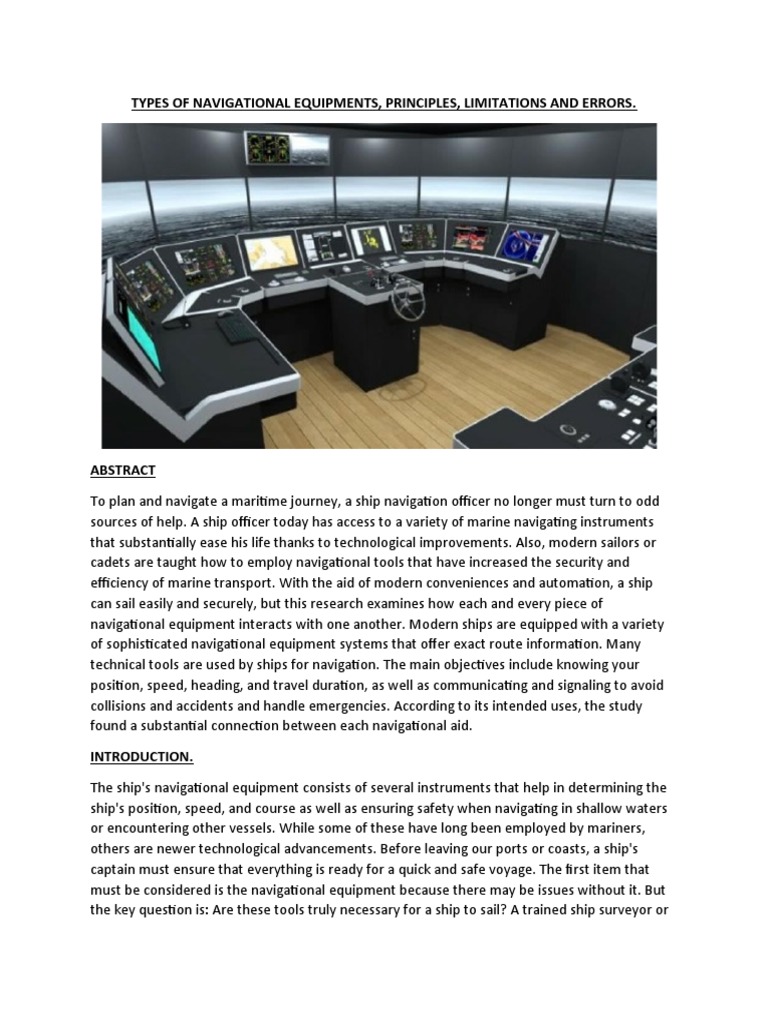 Navigation Equipments | PDF | Compass | Gyroscope