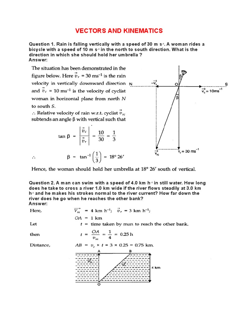 Vectors Physics | Download Free PDF | Speed | Mechanics