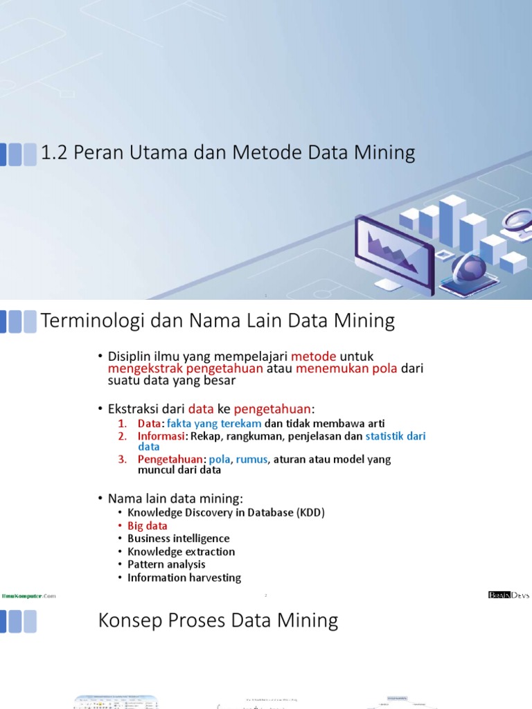 Chapter 7 - Peran Utama Datamining | PDF