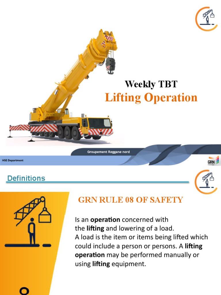 TBT Log | PDF | Hazards | Crane (Machine)