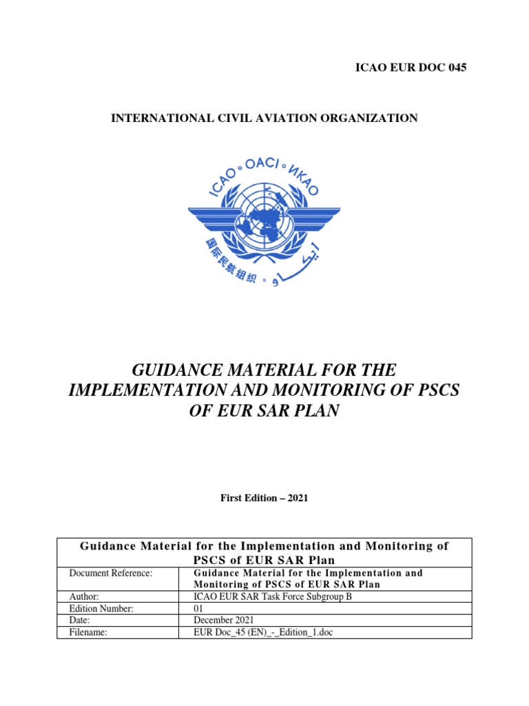 EUR DOc 045 - GM For The Implementation and Monitoring of PSCS of EUR ...