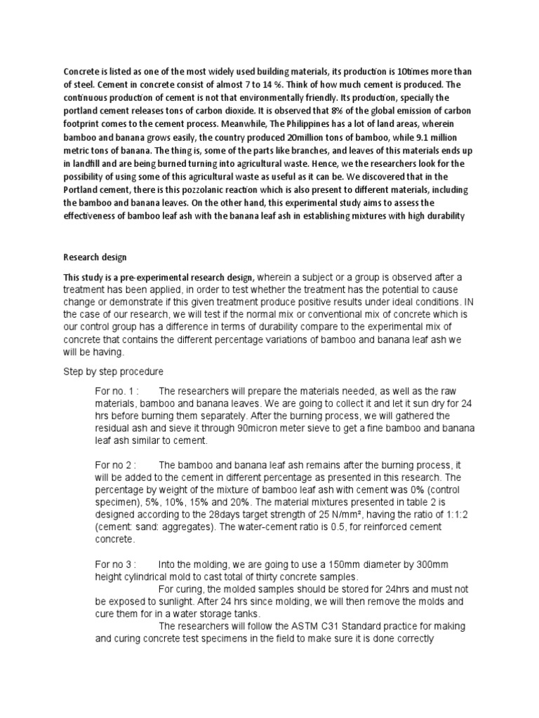 Concrete Is Listed As One Of The Most Widely Used Building Materials