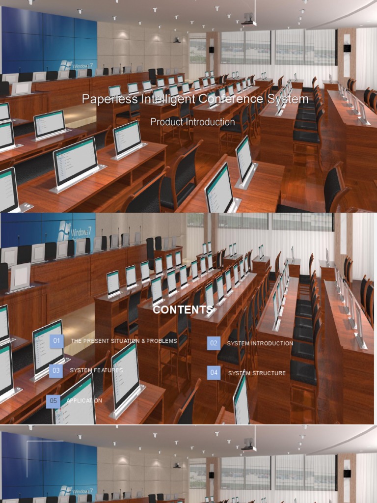 ITC Paperless Conference System Introduction | PDF | Computer Monitor | Computer Network