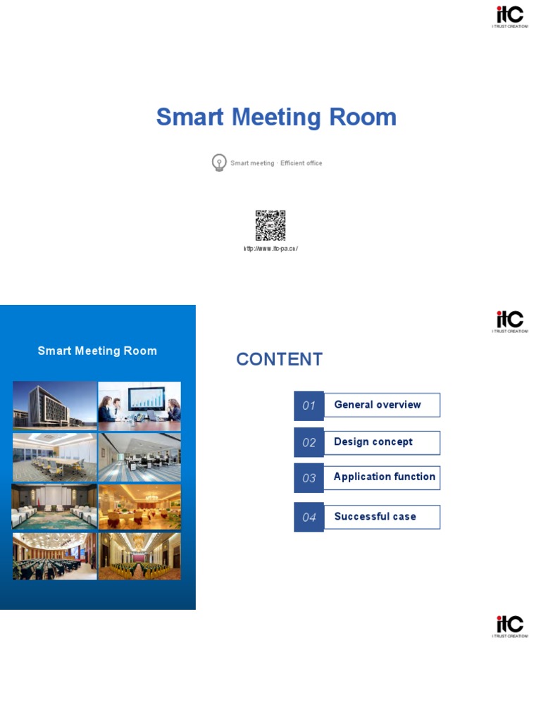 ITC Smart Meeting Room Solution | PDF | Videotelephony | Video