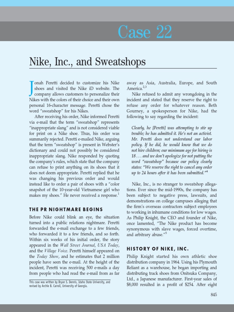 Nike Inc | Download Free PDF | Nike | Business