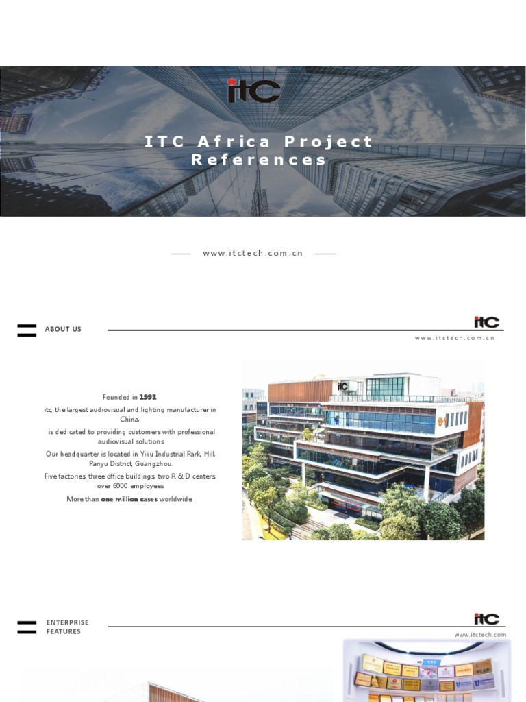 ITC Project References in Africa PDF | PDF | Ethiopia | Economies