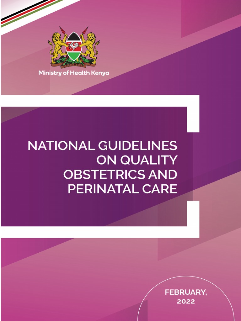 NATIONAL GUIDELINES ON QUALITY OBSTETRICS AND PERINATAL CARE Final Feb ...