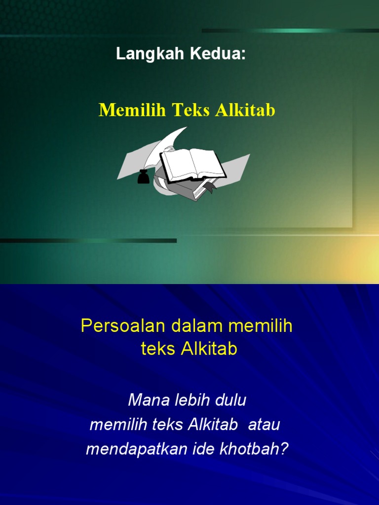 Memilih Teks ALkitab | PDF | Agama & Spiritualitas