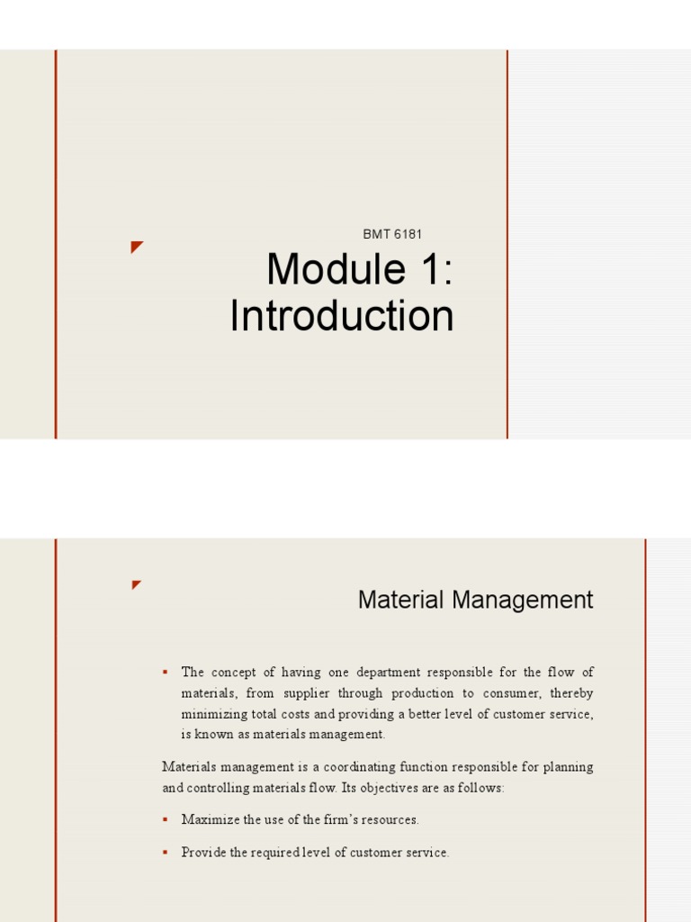 Module 1 1 | PDF | Inventory | Business