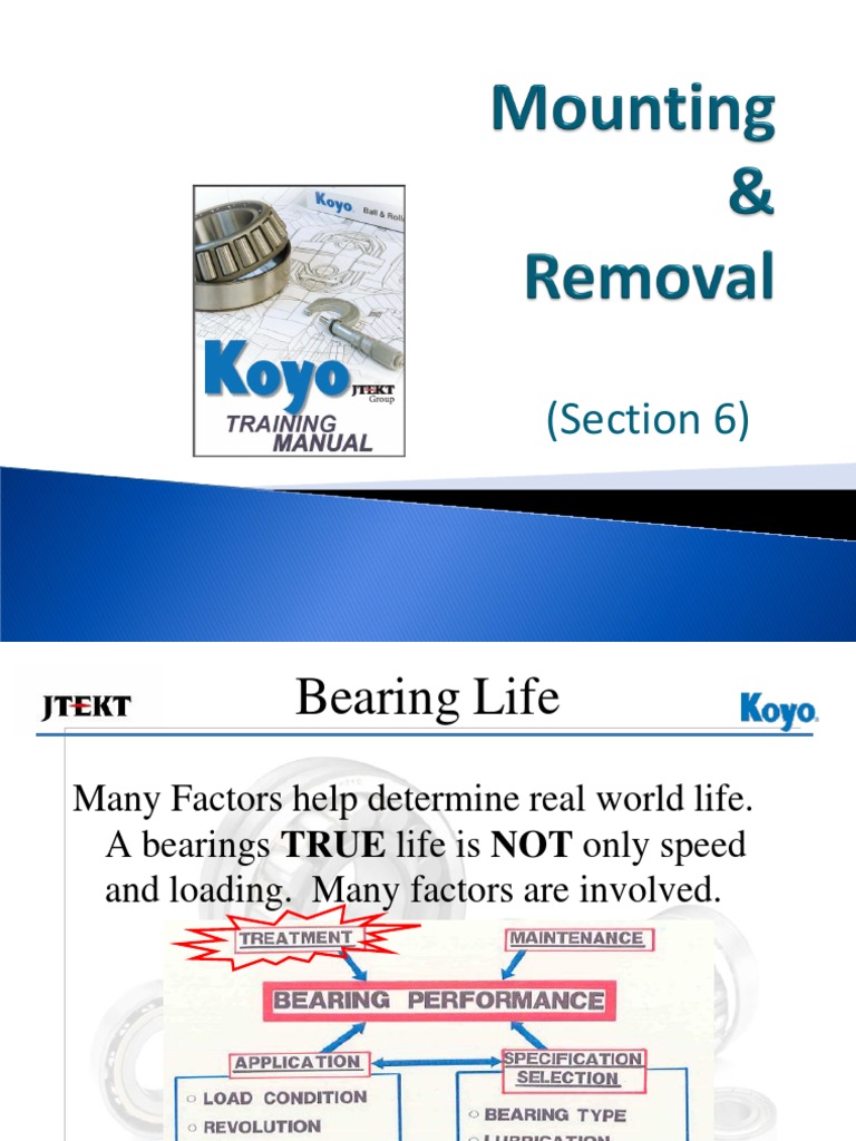 Bearing Mounting and Removal pdf-1 | Download Free PDF | Bearing ... Bearing Mounting and Removal pdf-1 | Download Free PDF | Bearing ...