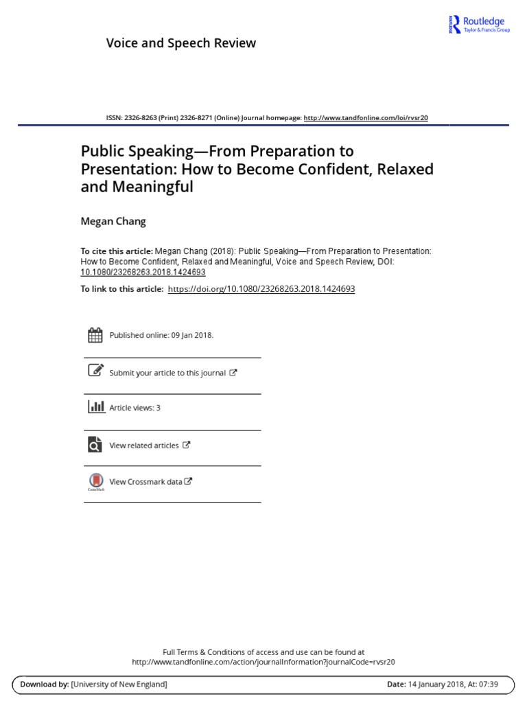 Public Speaking-From Preparation To Presentation: How To Become ...