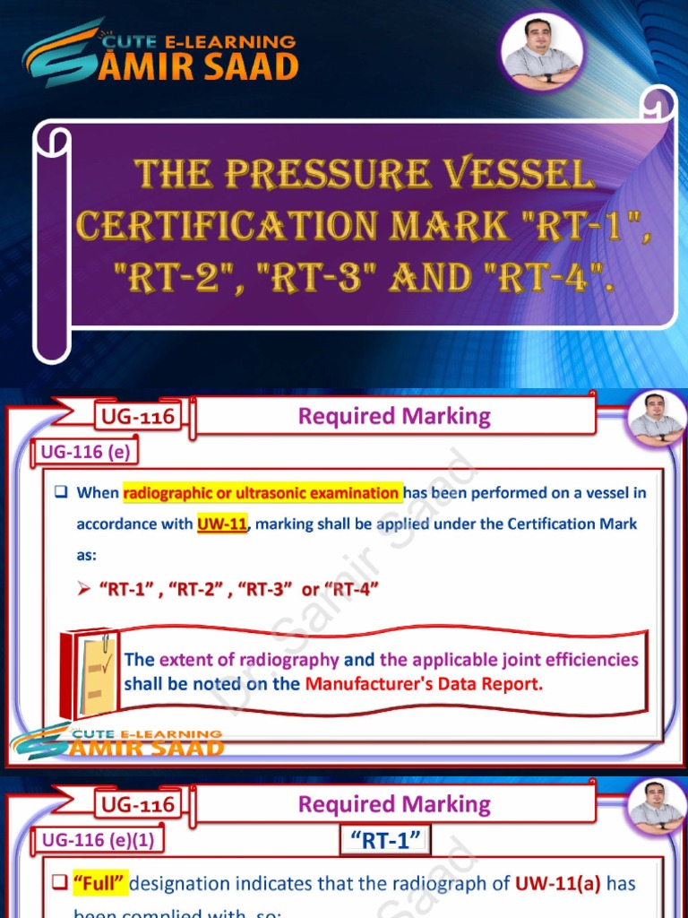 The Pressure Vessel Certification Mark As Per ASME VIII Div.1 | PDF