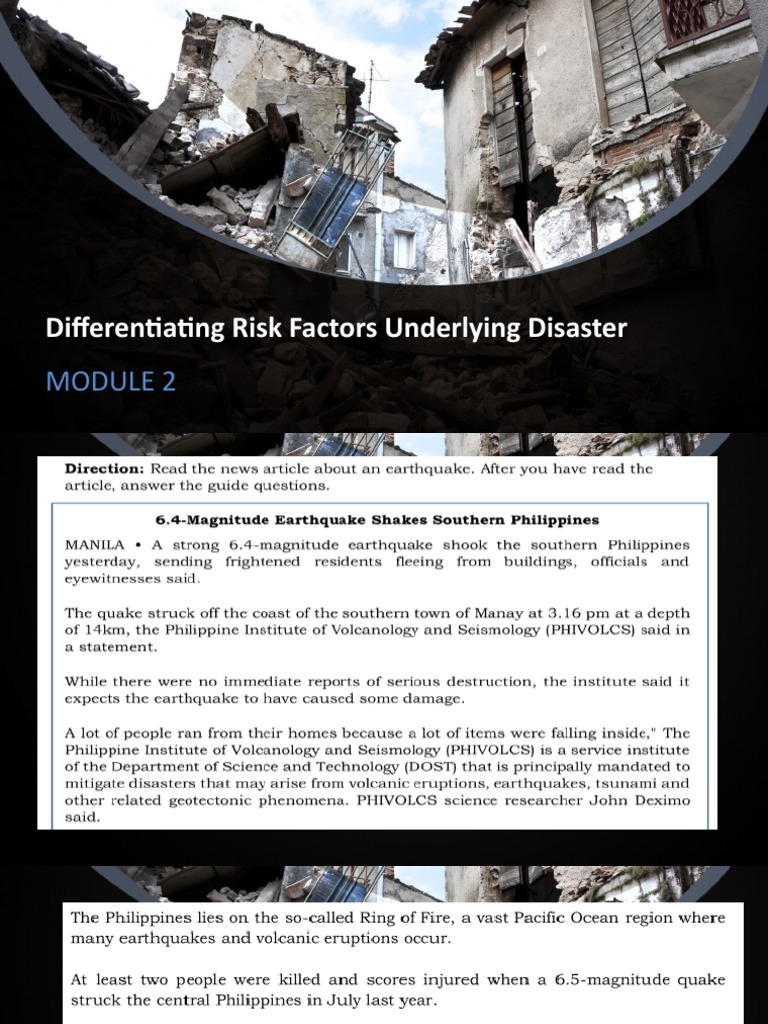 Understanding the Multifaceted Risk Factors that Underlie Disasters | PDF