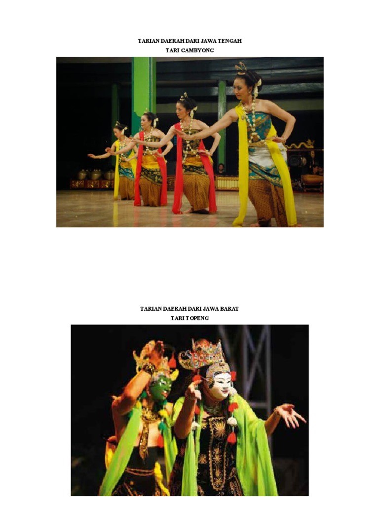 Tarian Daerah Dari Jawa Tengah | PDF