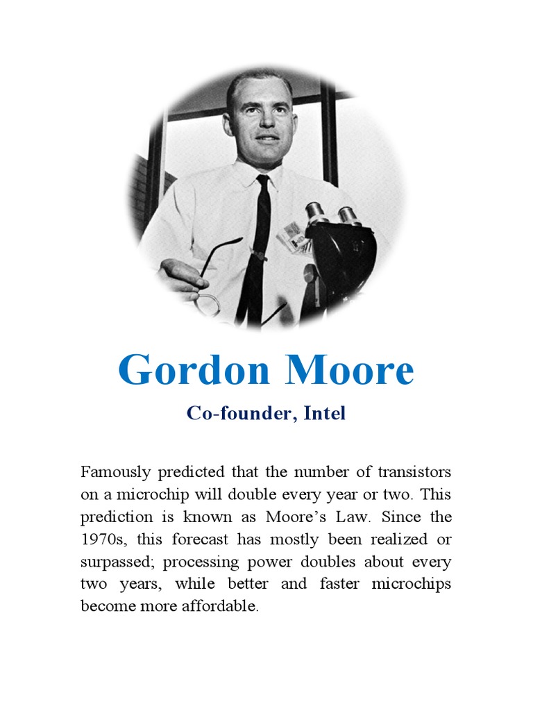 Gordon Moore | PDF