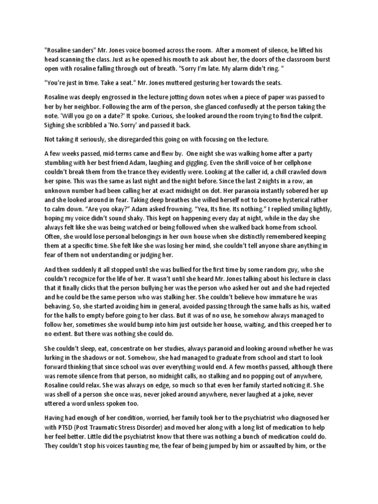 Short Story (Harassment) | PDF