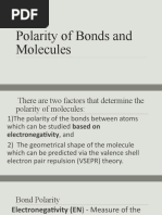 Polarity of Molecules Hand-Out | PDF | Chemical Polarity | Covalent Bond
