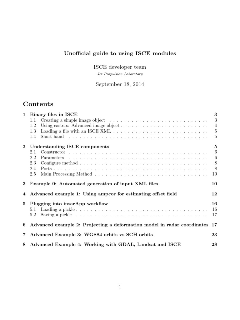 Unofficial Isce Guide Pdf Parameter Computer Programming Class Computer Programming