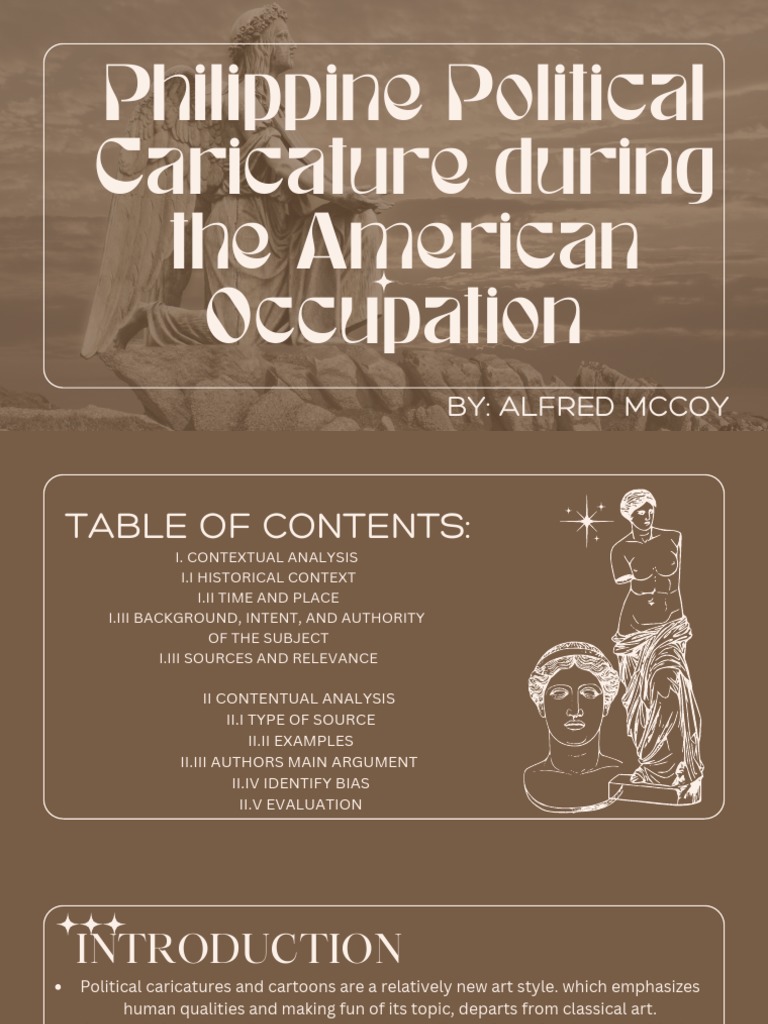 Philippine Political Caricature During The American Occupation | PDF ...