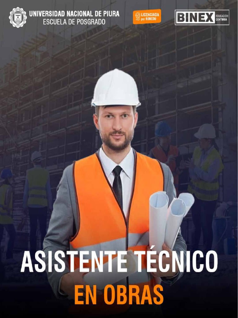 BROCHURE Asistente Tecnico en Obras | PDF | Planificación | Ingeniero civil